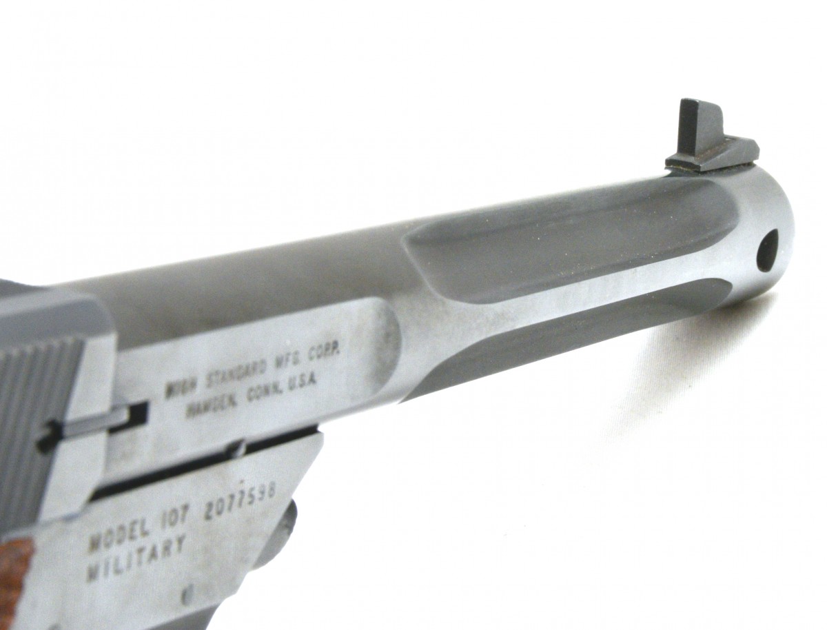 Pre-owned - High Standard, Model 107 Military, Semi-auto Pistol, 22LR ...