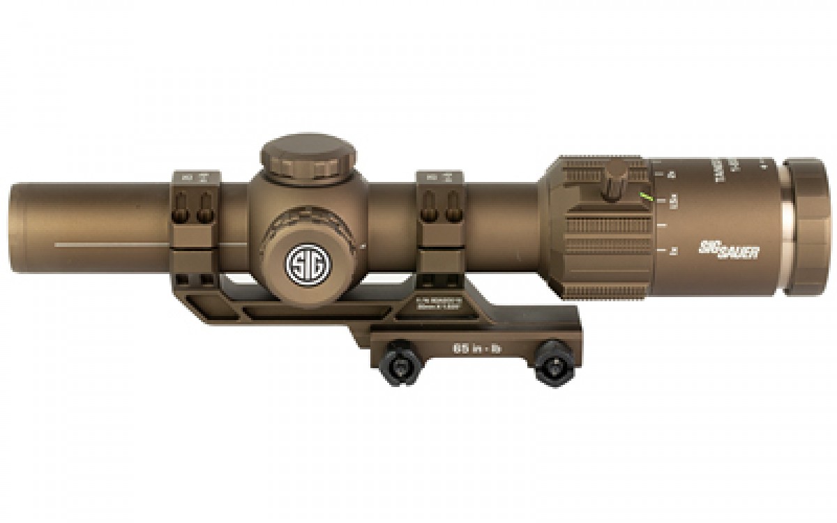 TANGO MSR SCOPE, 1-6X24MM, 30MM, SFP, ILLUMINATED MSR BDC6 RETICLE, 0.5 ...