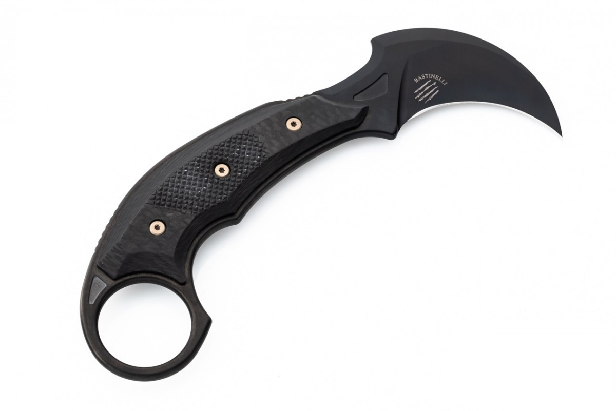 Microtech, Iconic, Fixed Blade, Signature Series, Right Hand Carry, DLC ...